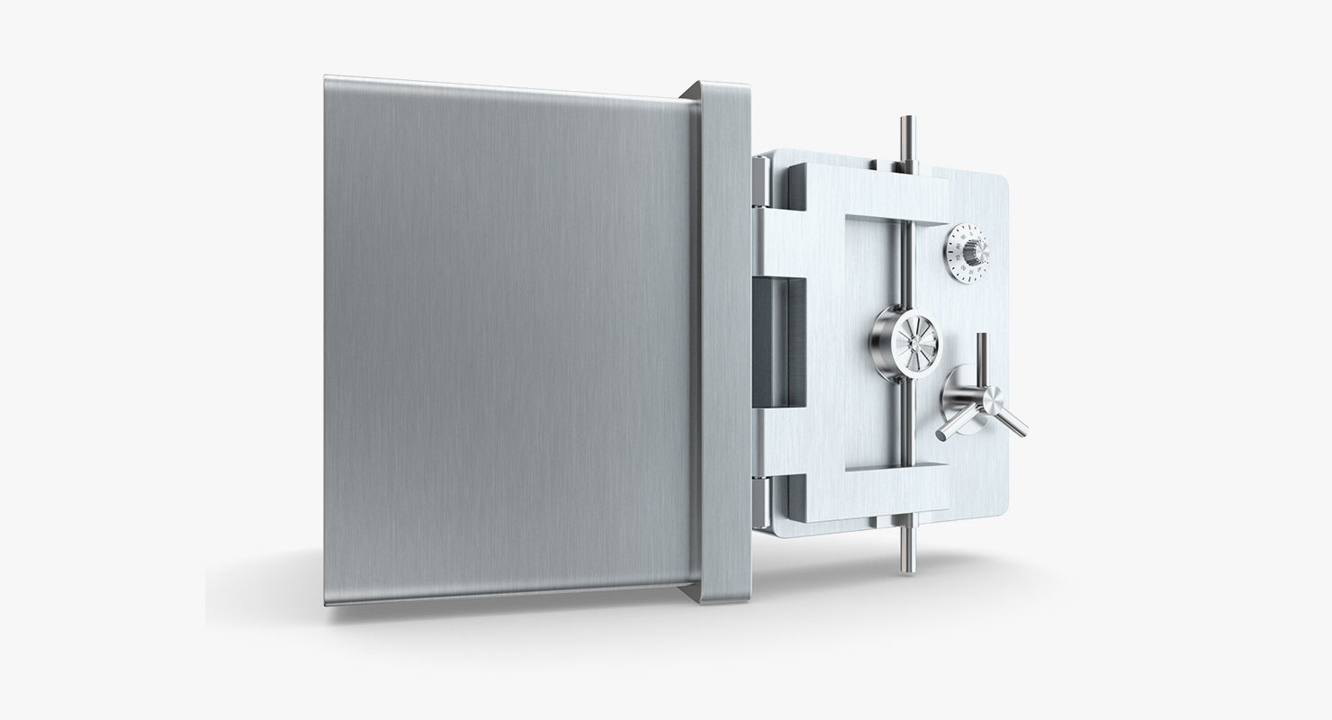 Bank Collection - Steel Bank Safe 3D model | CGTrader