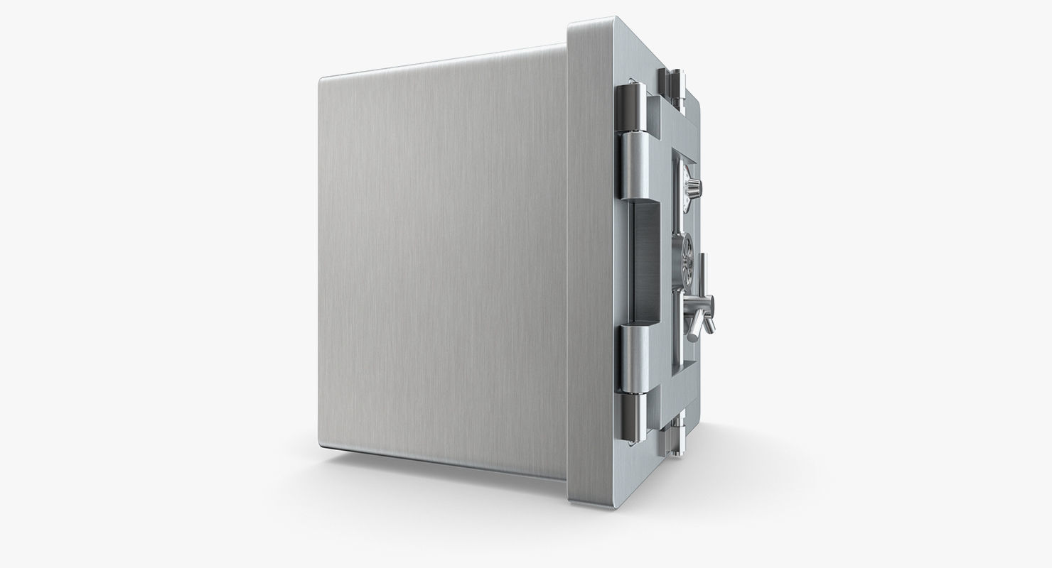 Bank Collection - Steel Bank Safe 3D model | CGTrader