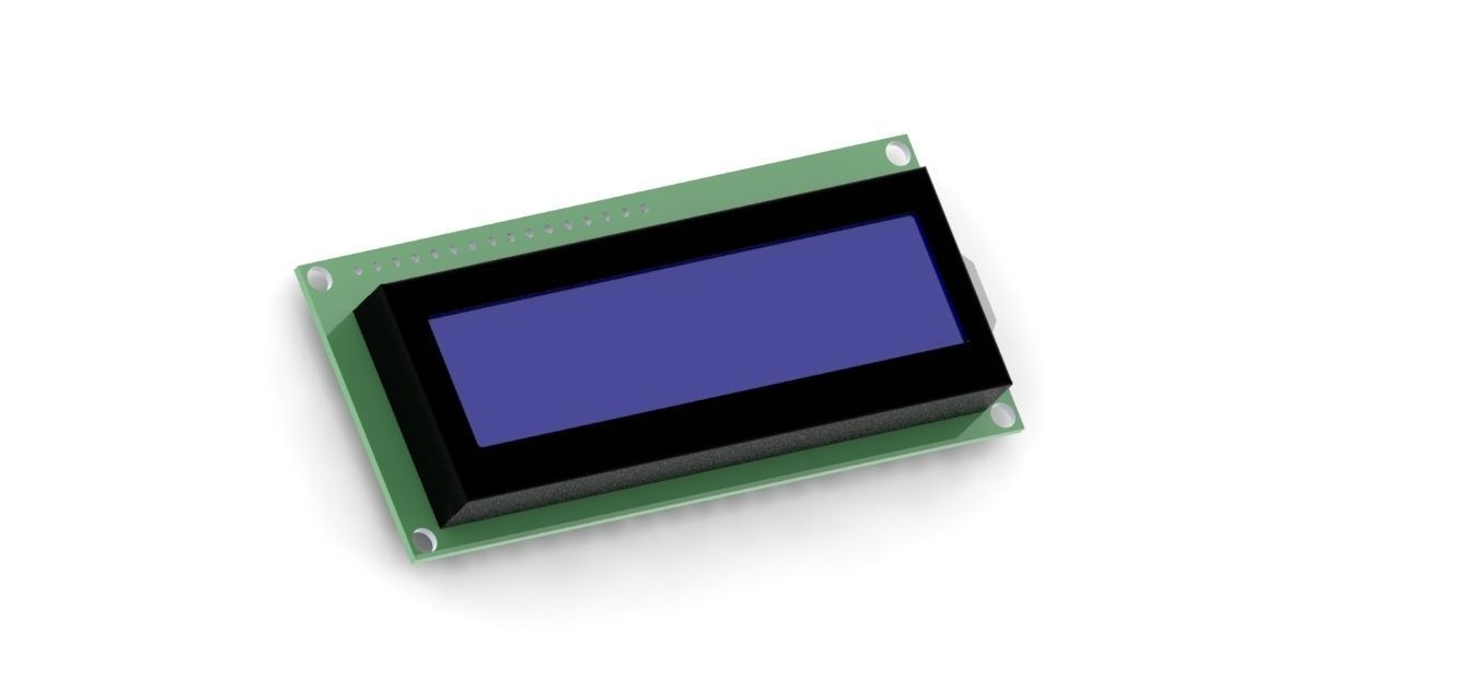 LCD 16x2 free 3D Model .stl .sldprt .sldasm .slddrw .ige .igs .iges ...