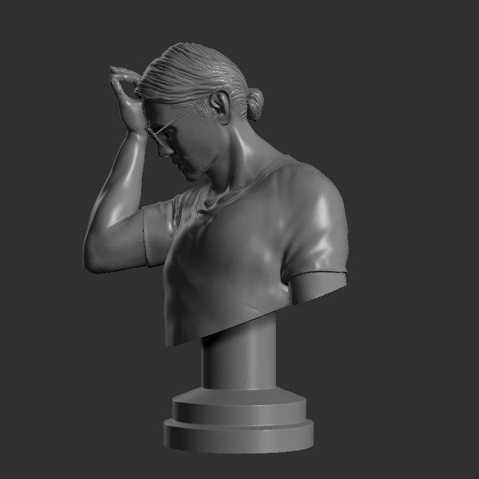 Meat Man Statue free 3D model 3D printable | CGTrader