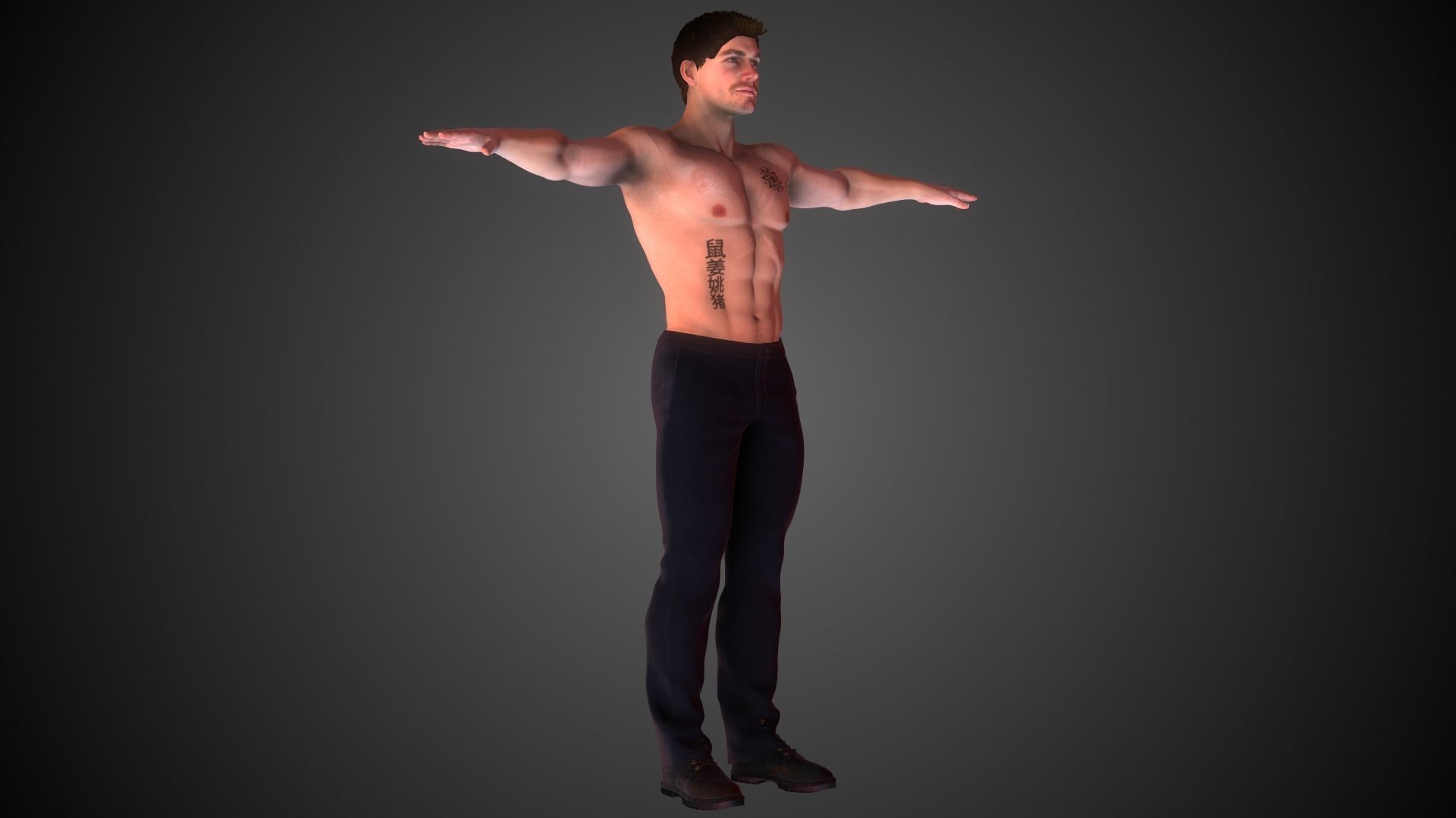 Oliver Queen - Arrow 3D model animated rigged | CGTrader