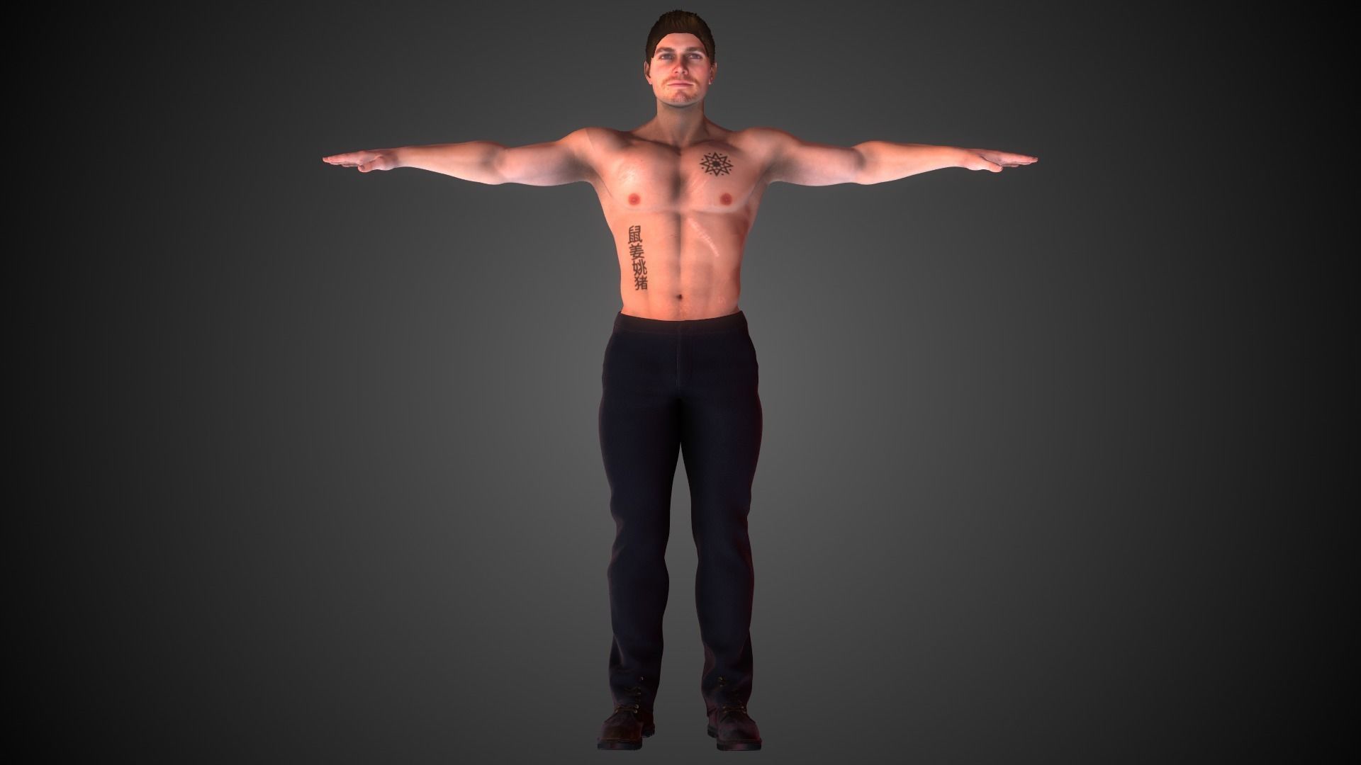 Oliver Queen - Arrow 3D model animated rigged | CGTrader