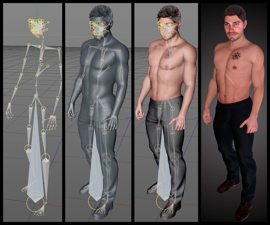 Oliver Queen - Arrow 3D model animated rigged | CGTrader