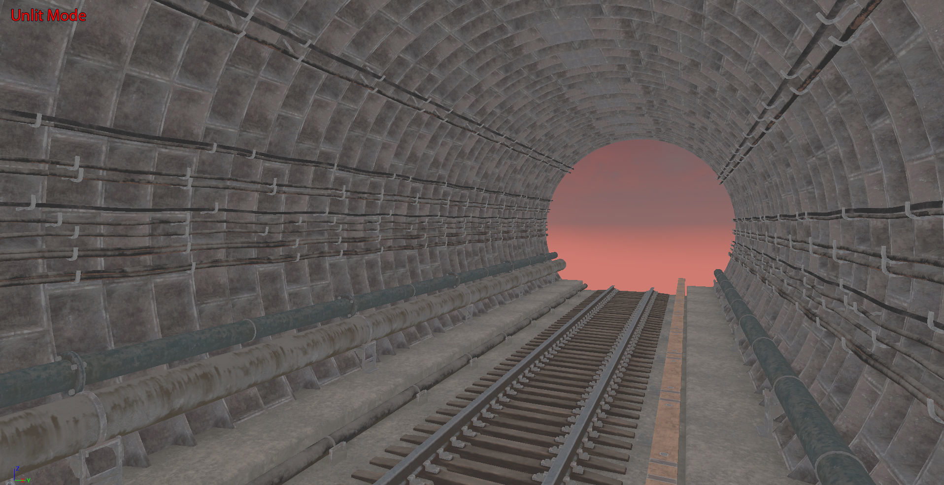 3D model Railway tunnel VR / AR / low-poly | CGTrader
