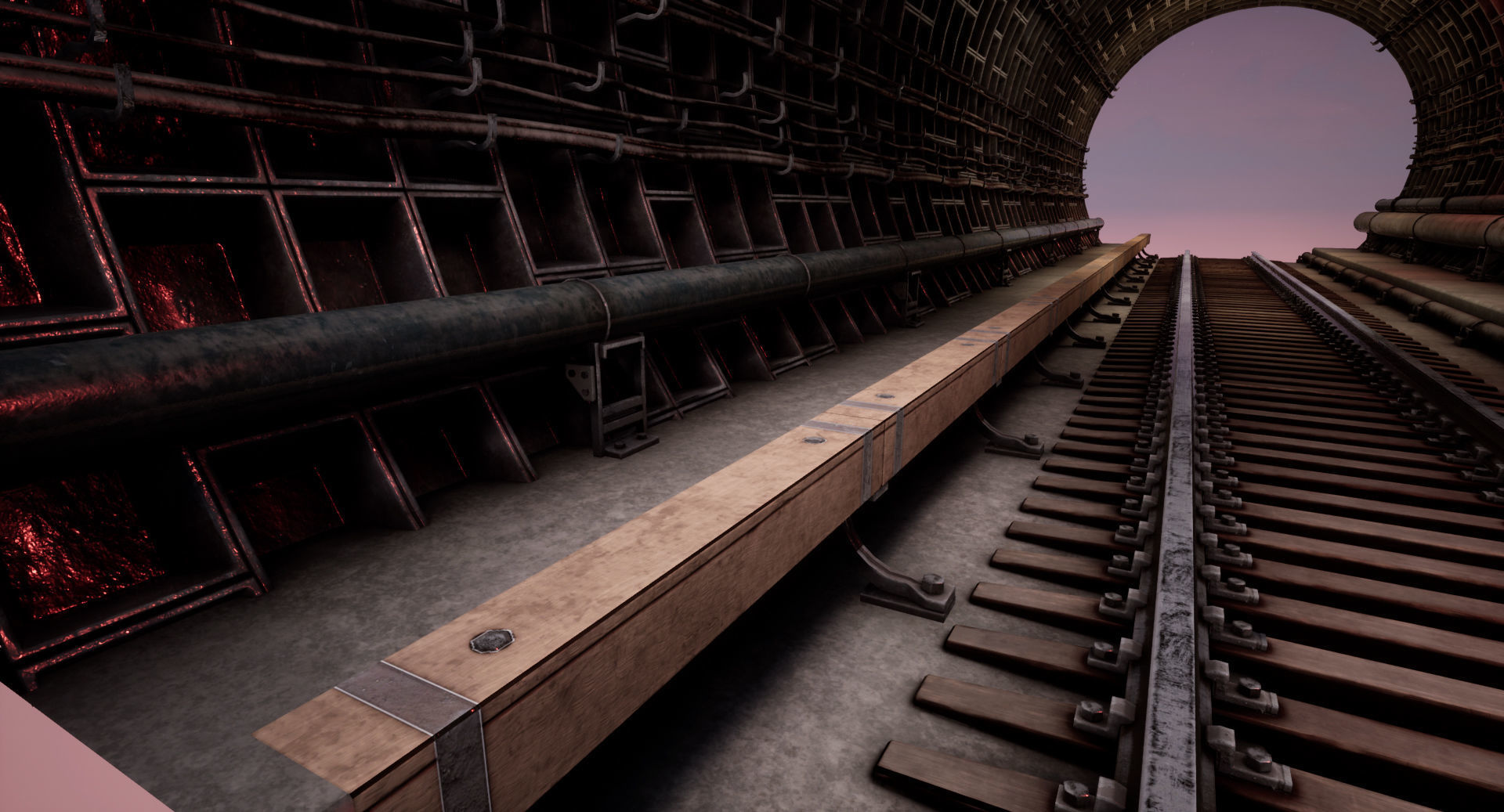 3D model Railway tunnel VR / AR / low-poly | CGTrader