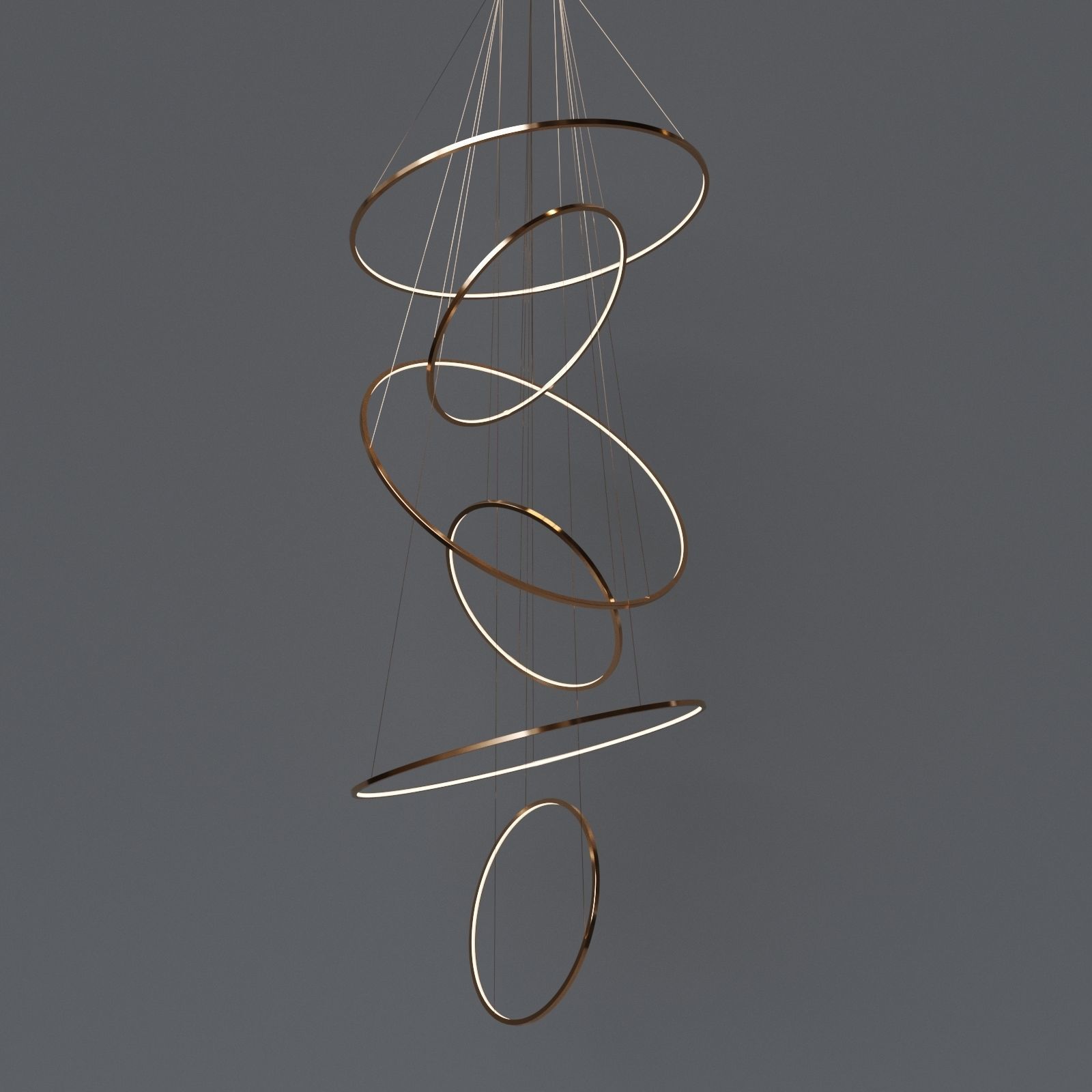 Modern ring light Cameron design house - LOHJA 3D model | CGTrader