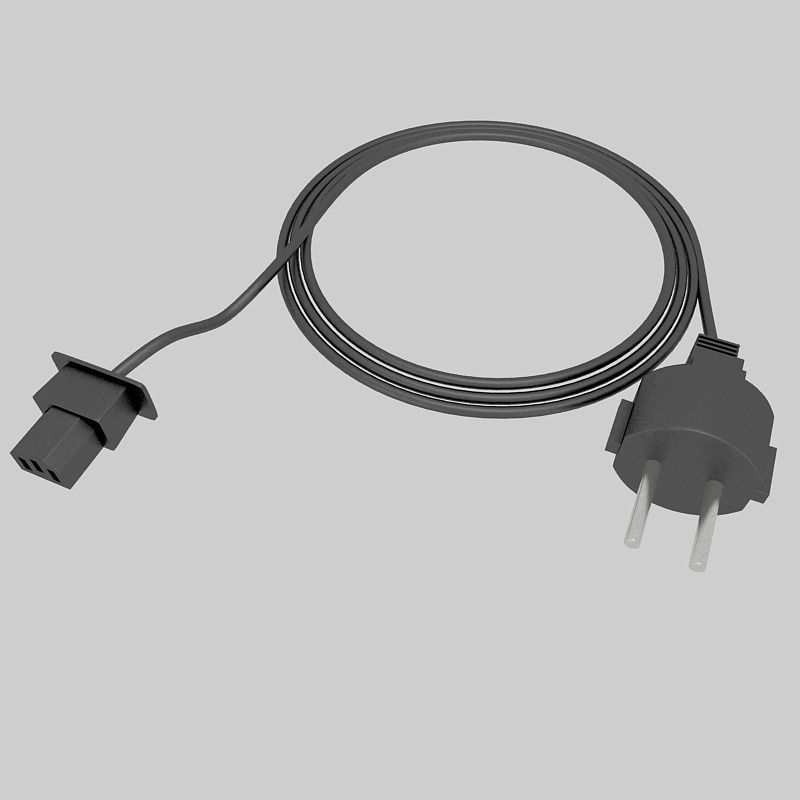 Computer cable 3D model | CGTrader