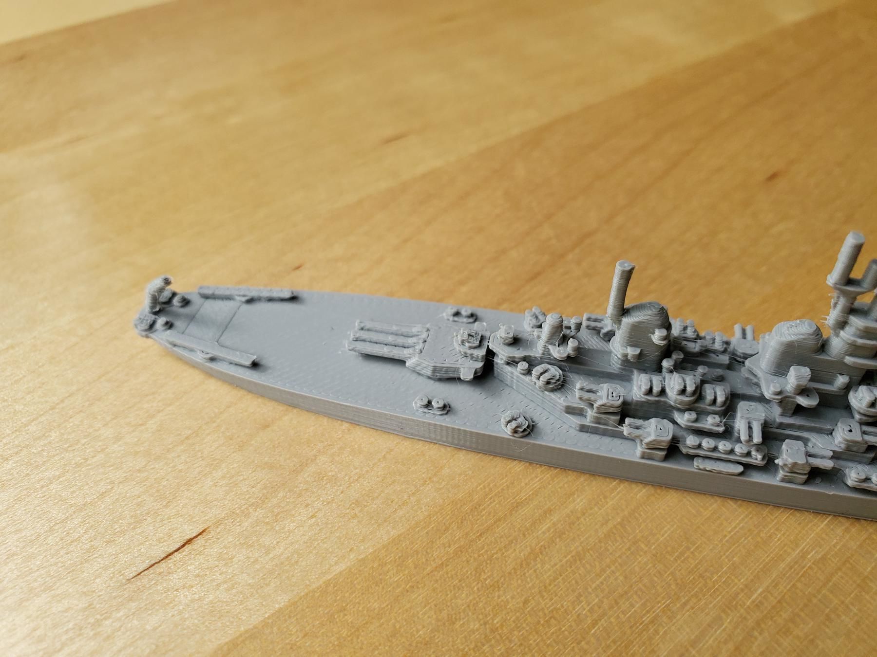 US Iowa Class Battleship 3D model 3D printable | CGTrader