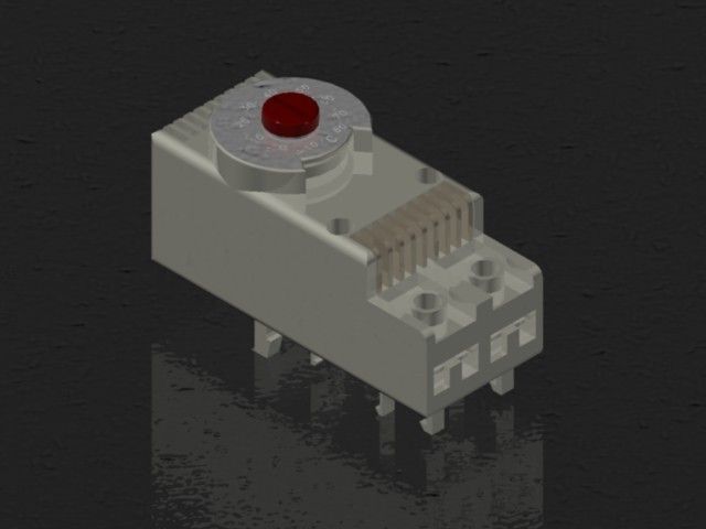Thermostat electronic switch free 3D model | CGTrader