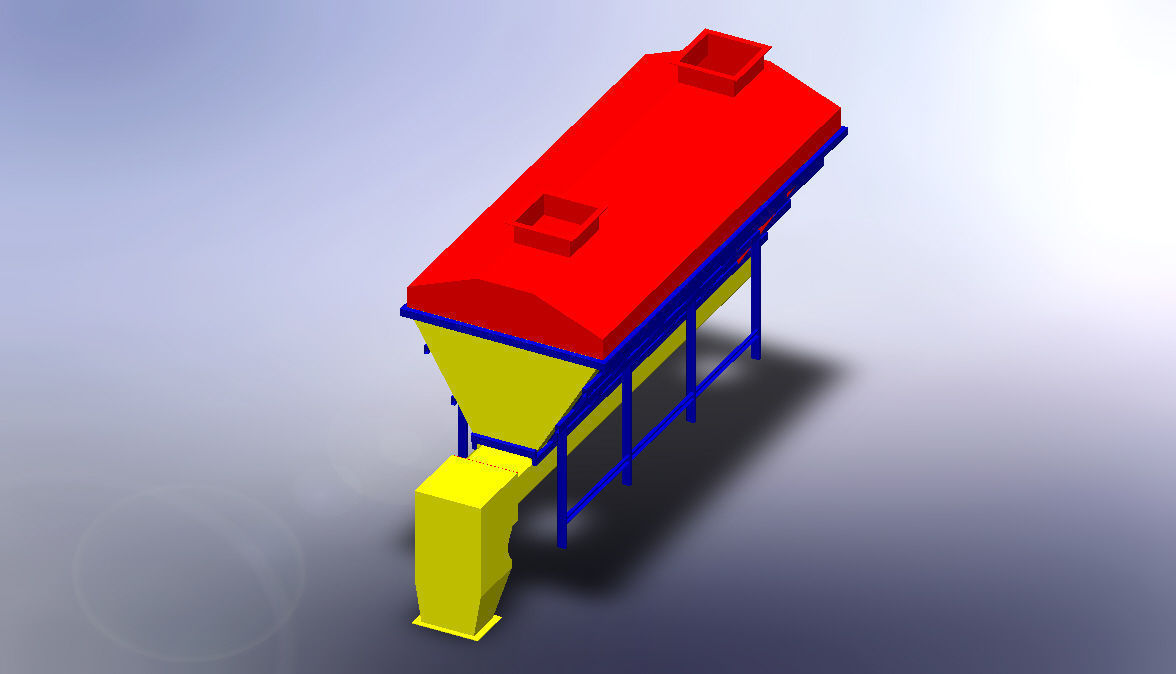 RECEIVING HOPPER free 3D model | CGTrader