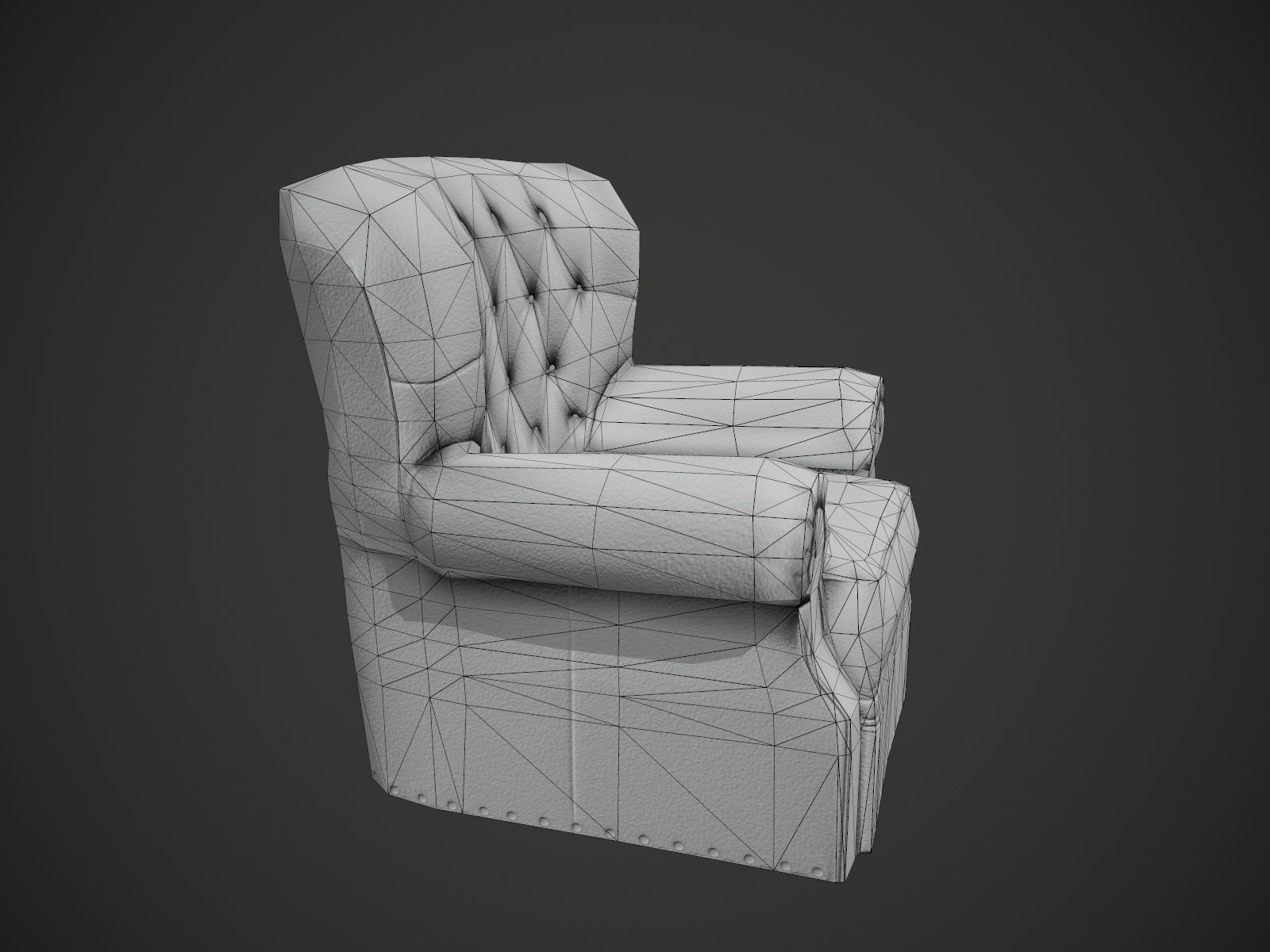 Armchair leather chair free VR / AR / low-poly 3D model | CGTrader