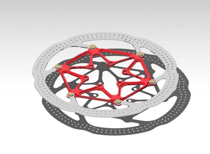 Disc brake mountain bike 180 mm free 3D Model IGE IGS IGES | CGTrader.com