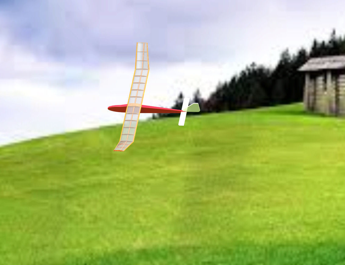 Glider model plane balsa wood free 3D model | CGTrader