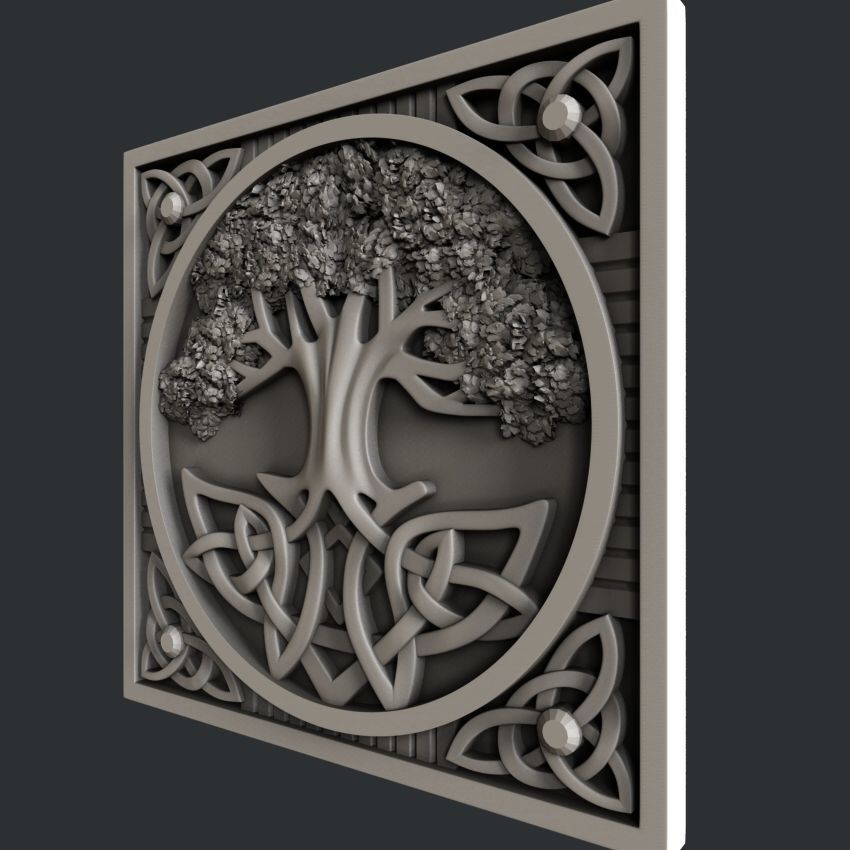 3d STL models for CNC tree 3D model | CGTrader