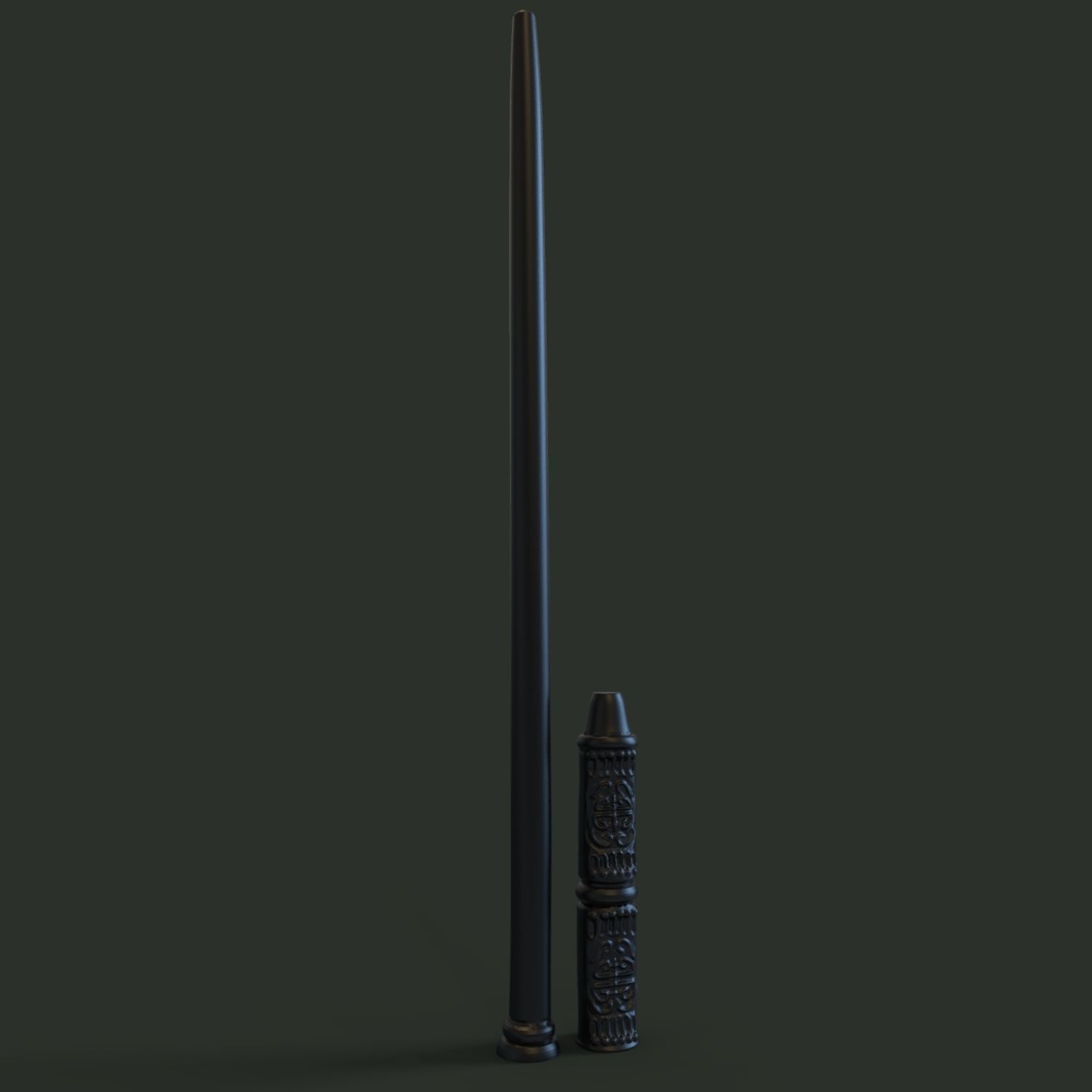 SEVERUS SNAPE WAND - HARRY POTTER 3D model 3D printable | CGTrader