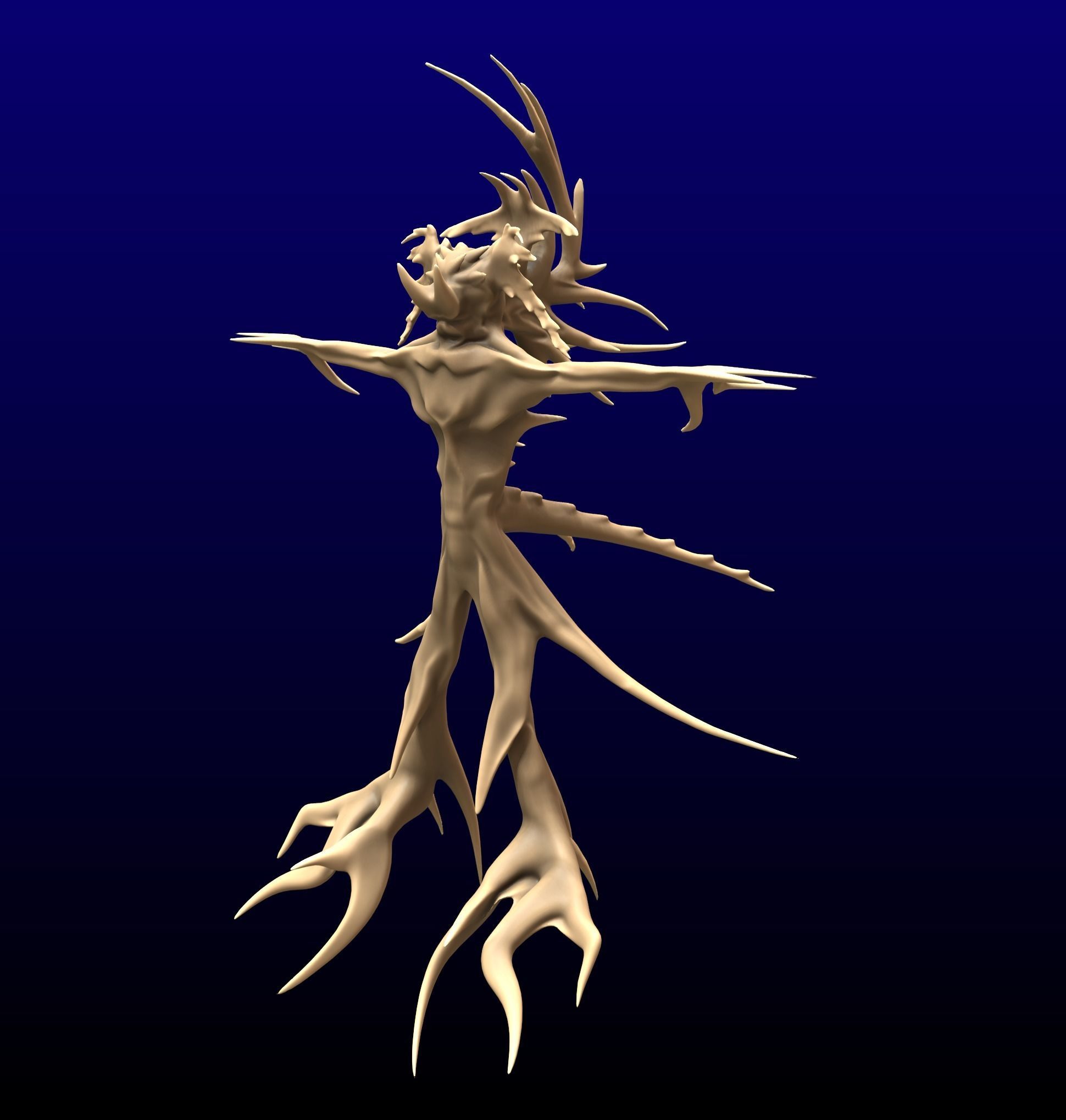 Spore Warrior Alien Character free VR / AR / low-poly 3D model | CGTrader