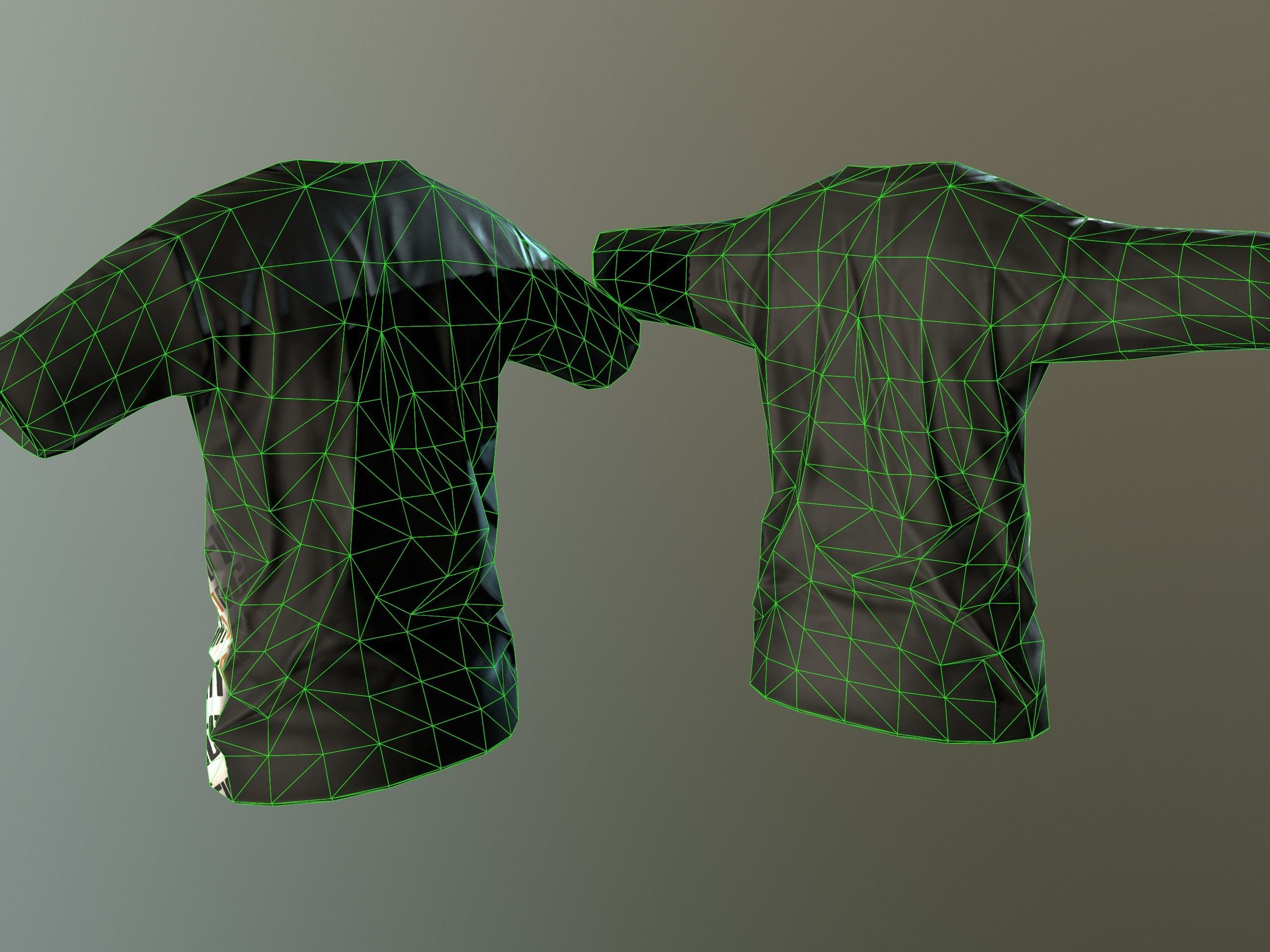 3D model Shirts 1 t shirt with tiger VR / AR / low-poly | CGTrader