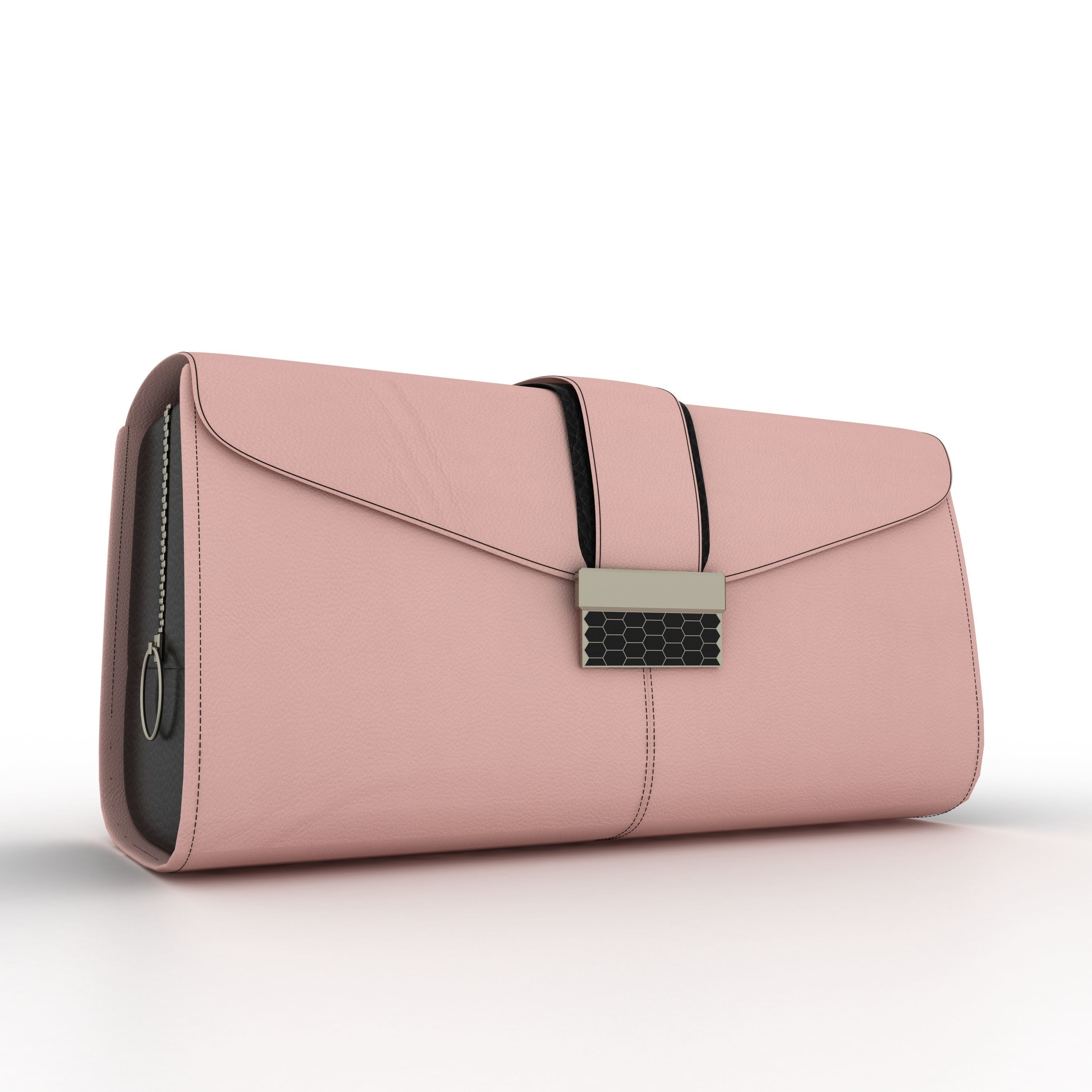 Handbag clutch bag 3D model | CGTrader