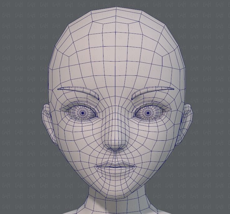 3D model Base mesh woman 07 VR / AR / low-poly | CGTrader