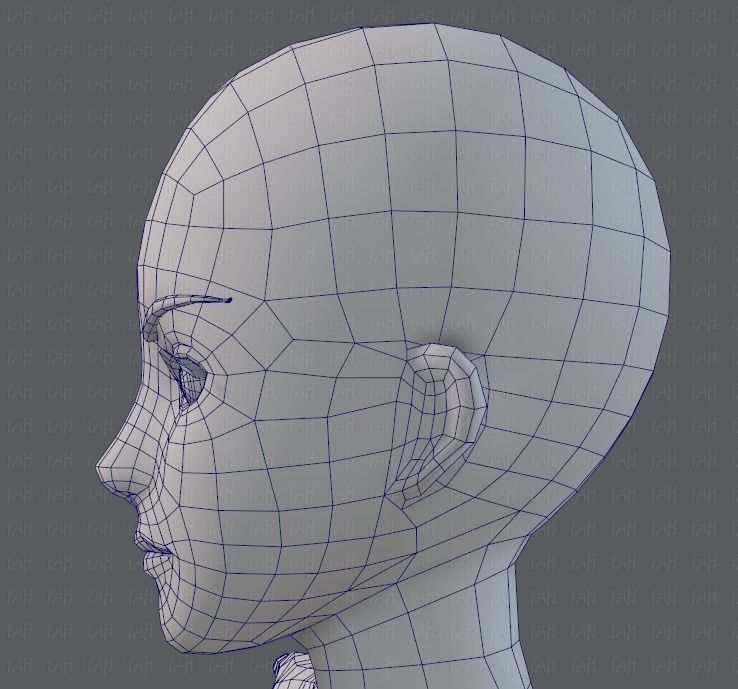 3D model Base mesh woman 07 VR / AR / low-poly | CGTrader