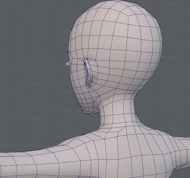 3D model Base mesh woman 07 VR / AR / low-poly | CGTrader