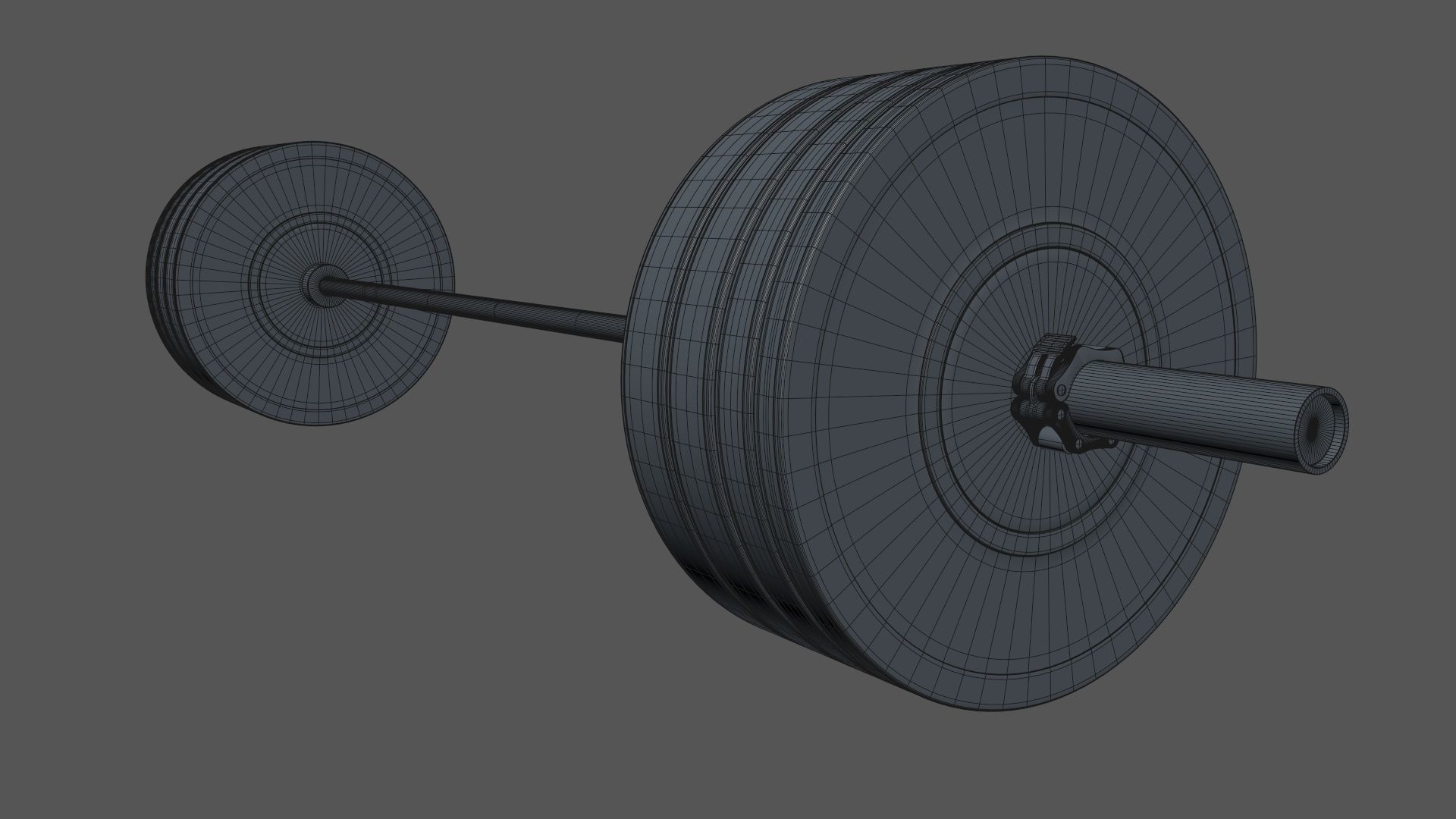 Olympic Weightlifting Barbell Crossfit 3D model | CGTrader