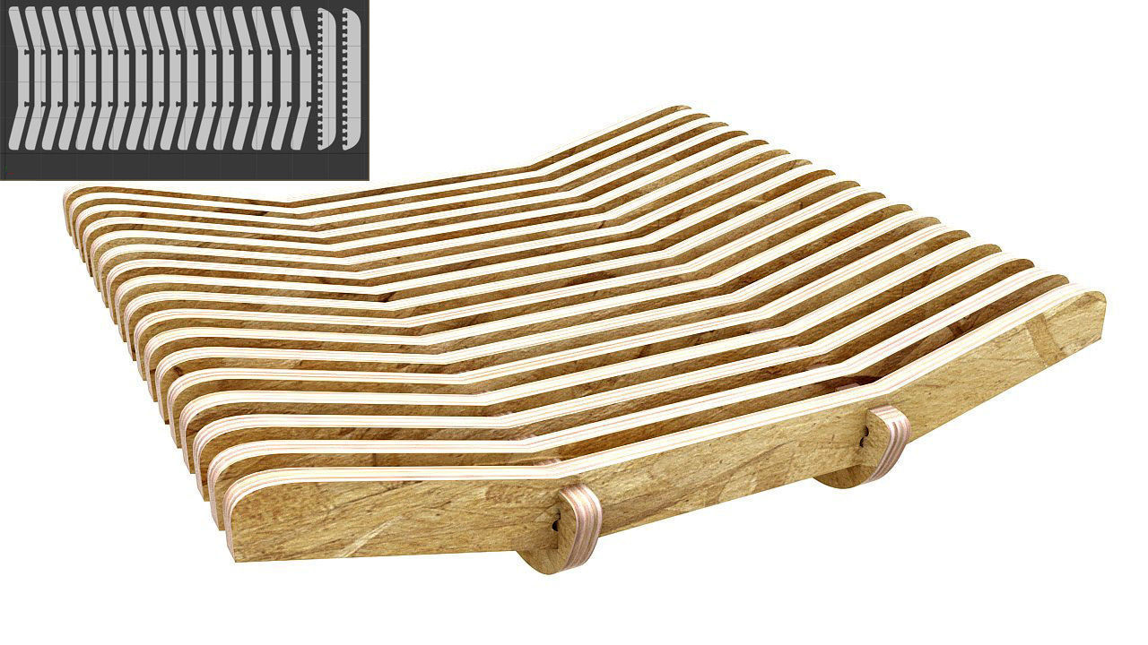 Rack DECA for CNC router cut 3D model 3D printable | CGTrader