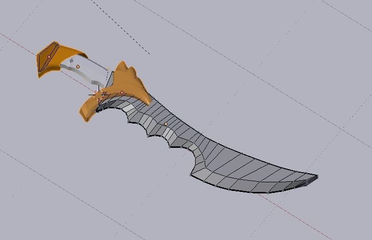 3D model Shadow Blade 3D Model VR / AR / low-poly | CGTrader