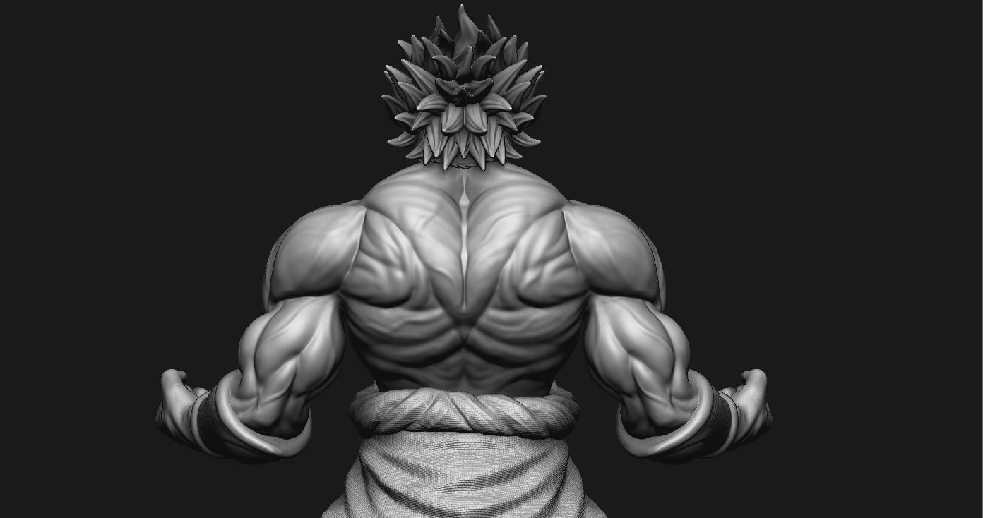 Broly - Dragonball FighterZ - High quality Figure 3D model 3D printable ...