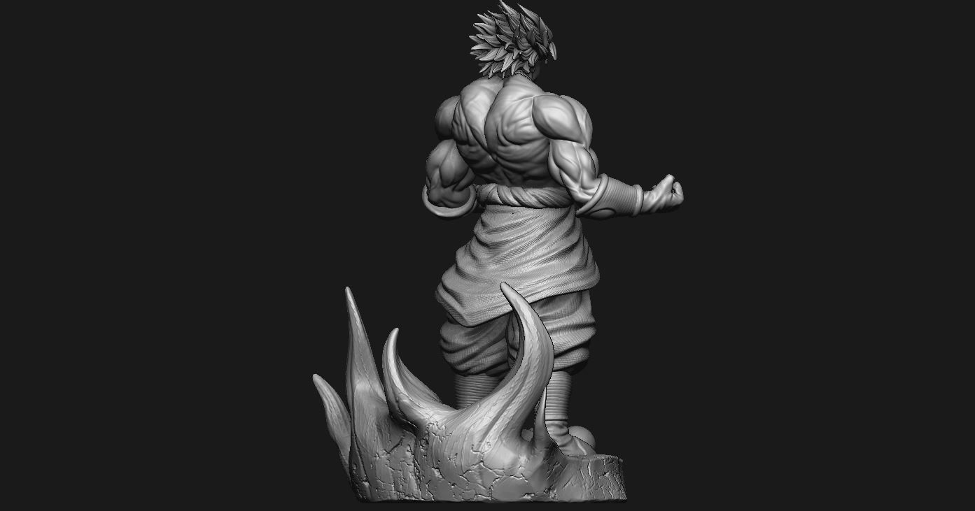 Broly - Dragonball FighterZ - High quality Figure 3D model 3D printable ...