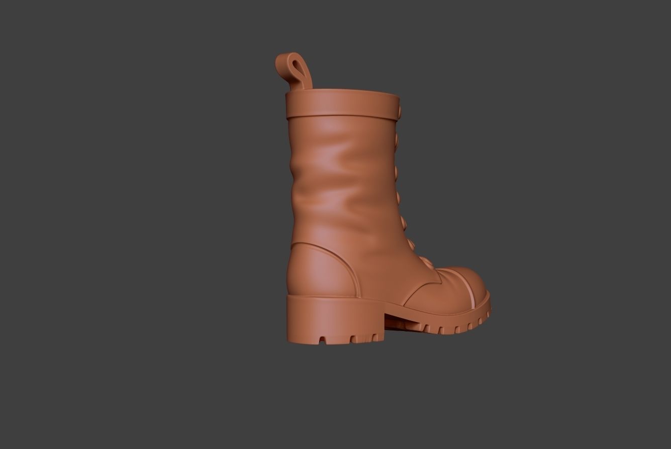 Stylized Boot 2 3D model | CGTrader