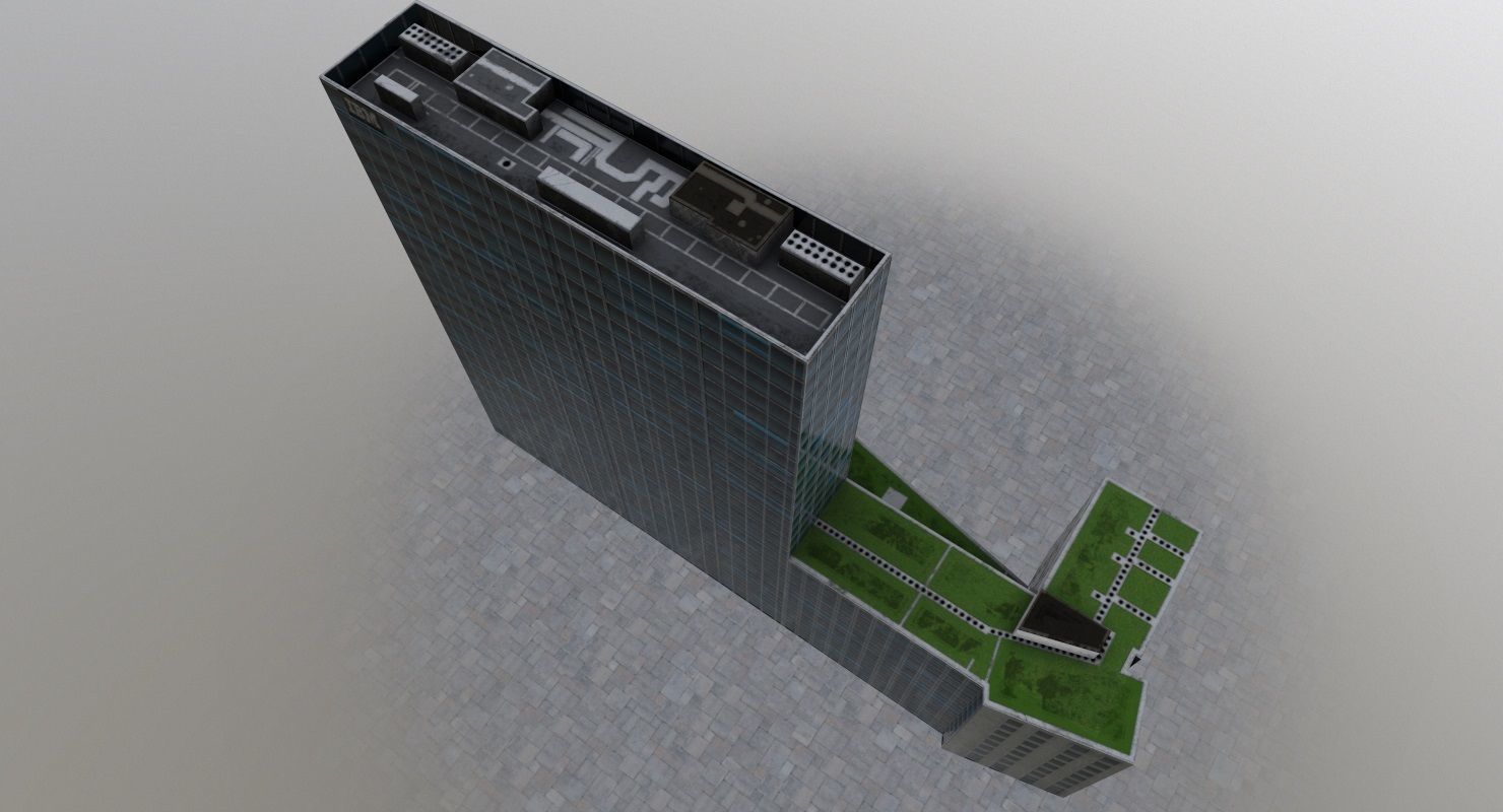 3D model Hamburg IBM Tower VR / AR / low-poly | CGTrader