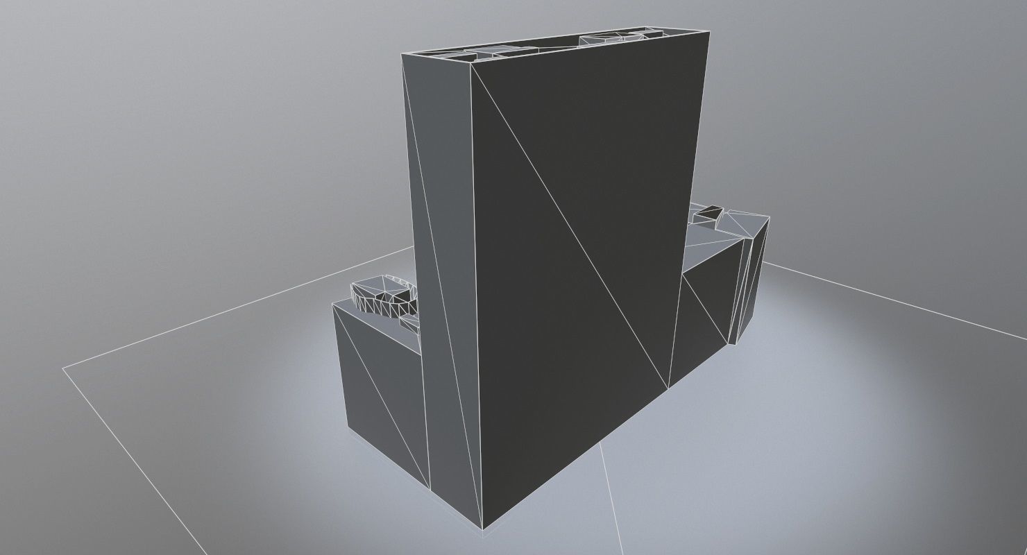 3D model Hamburg IBM Tower VR / AR / low-poly | CGTrader