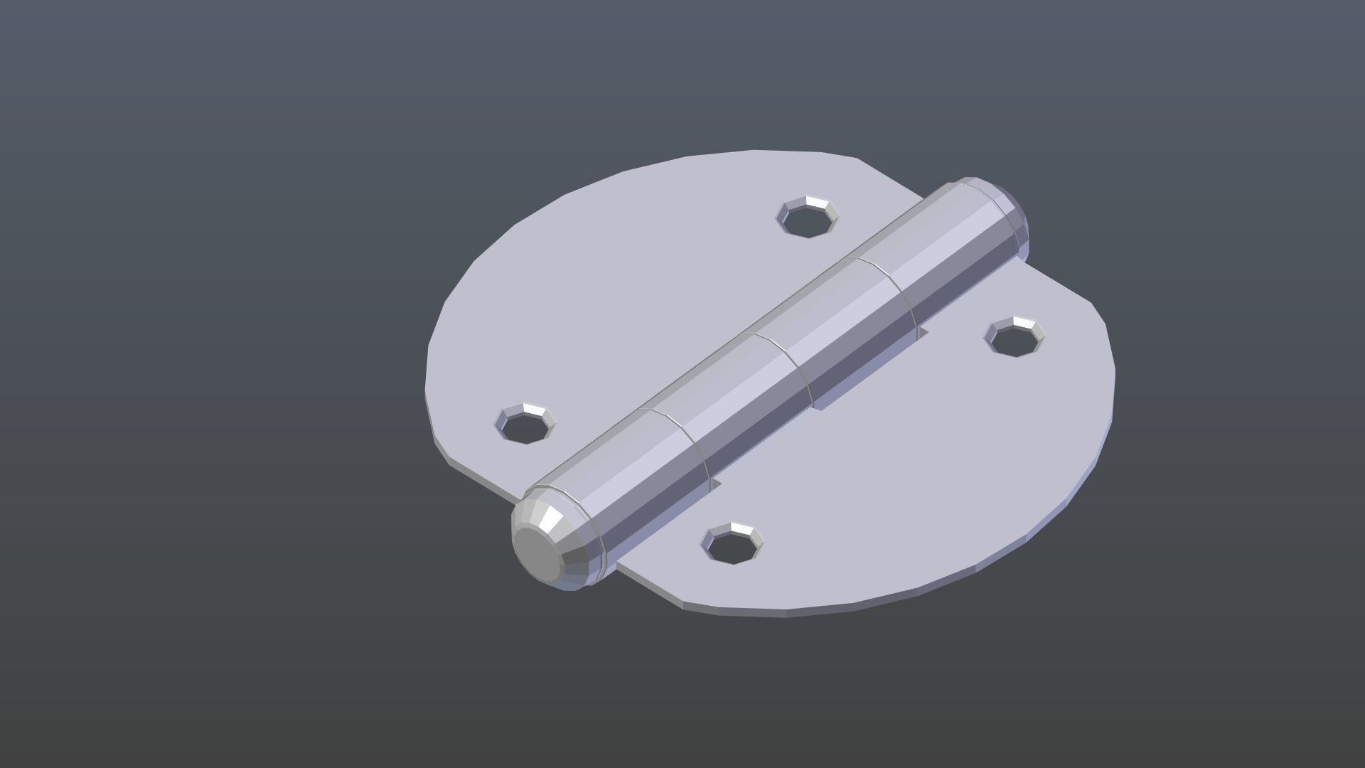 3D model Low poly Hinge 3 VR / AR / low-poly | CGTrader