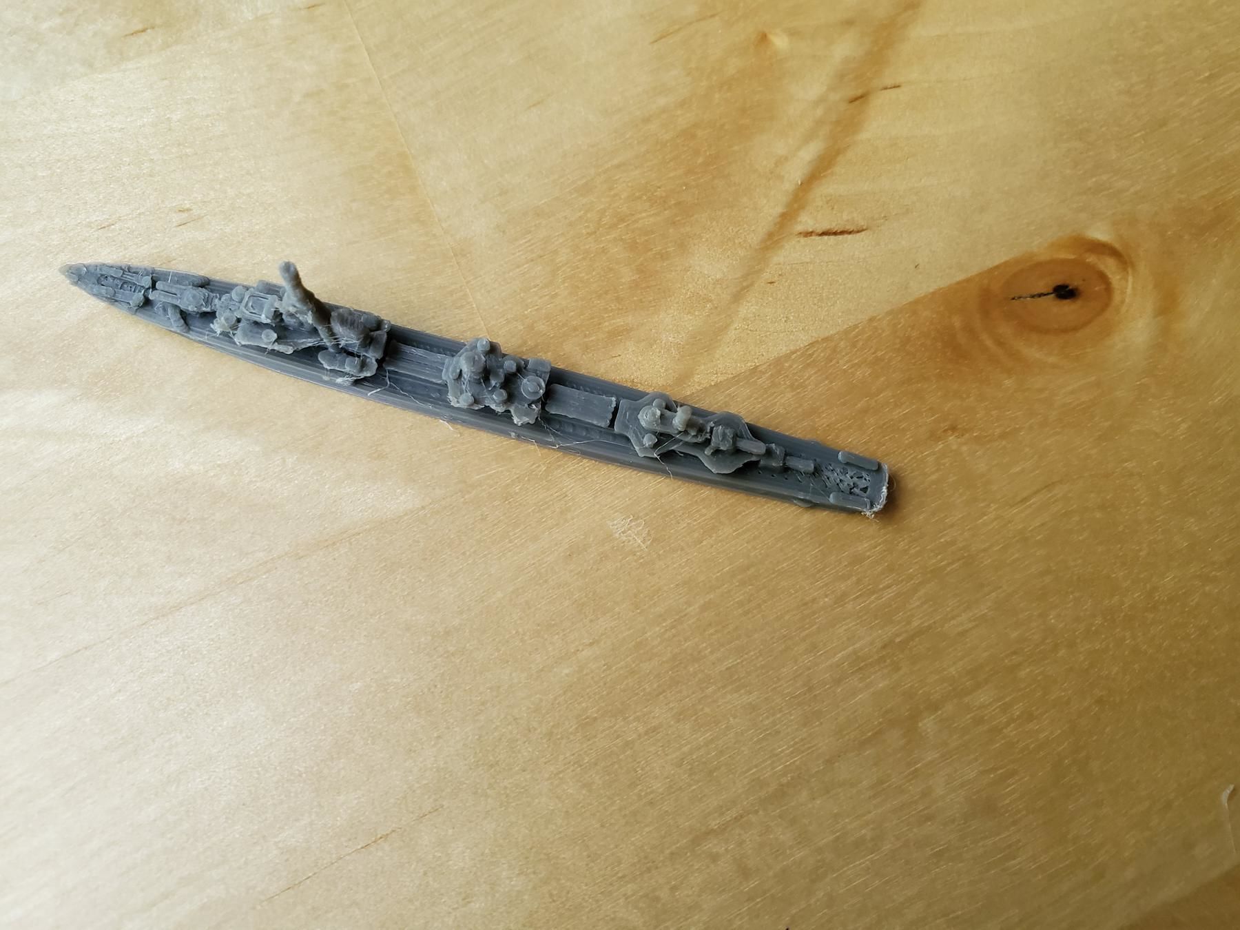 German Type 1936A Destroyer 3D model 3D printable | CGTrader