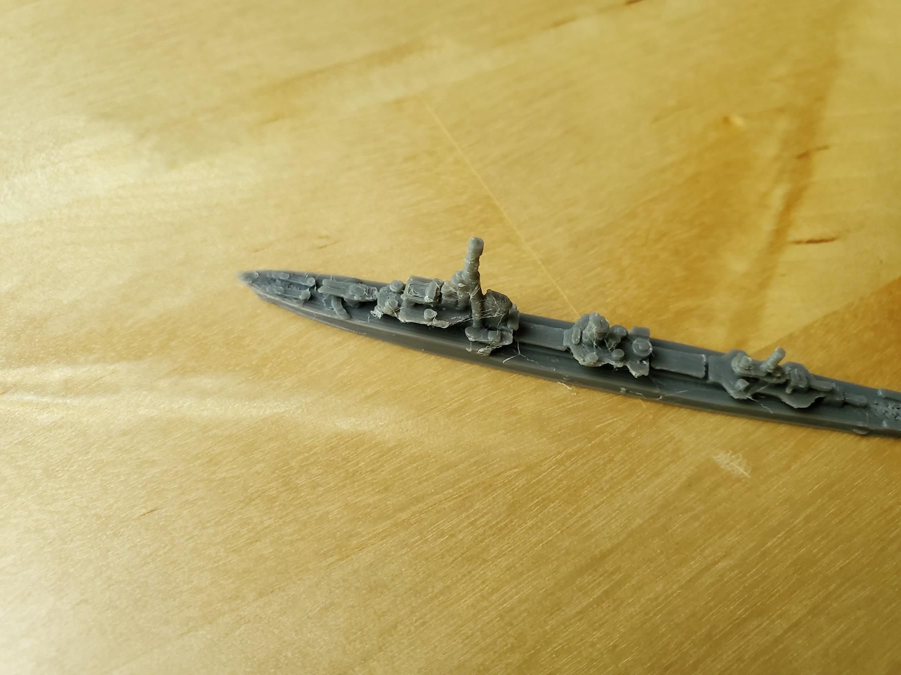 German Type 1936A Destroyer 3D model 3D printable | CGTrader