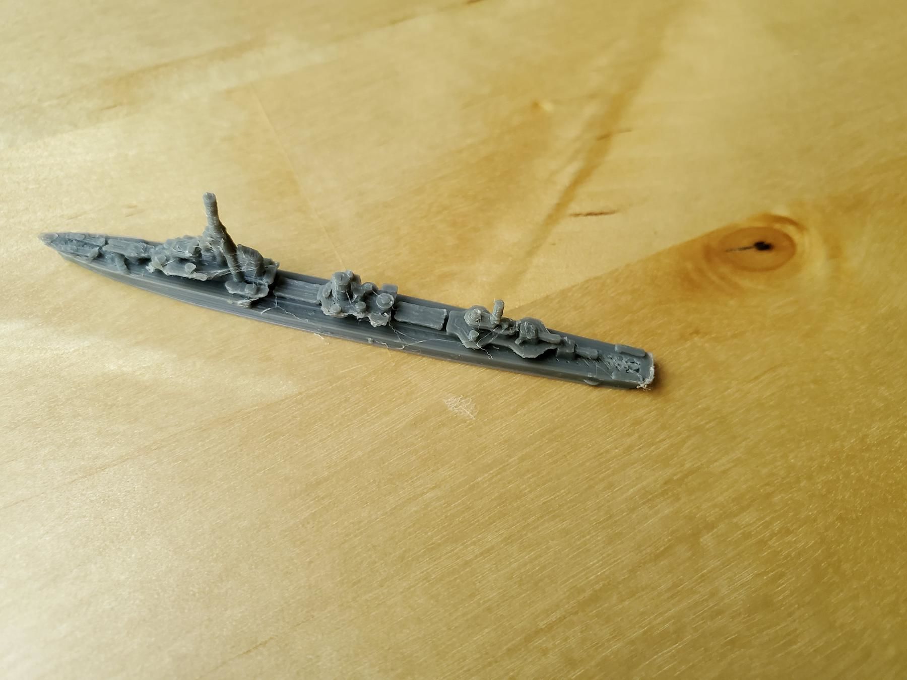German Type 1936A Destroyer 3D model 3D printable | CGTrader