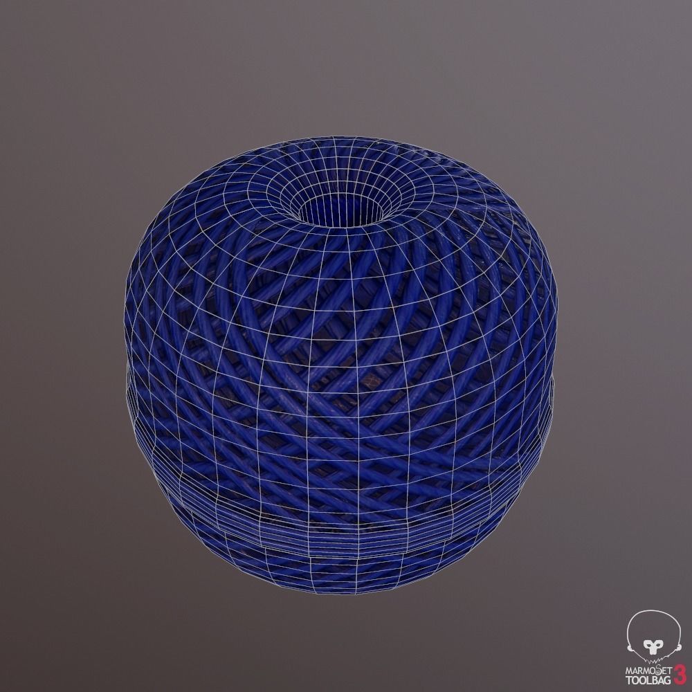 3D model Rope roll VR / AR / low-poly | CGTrader