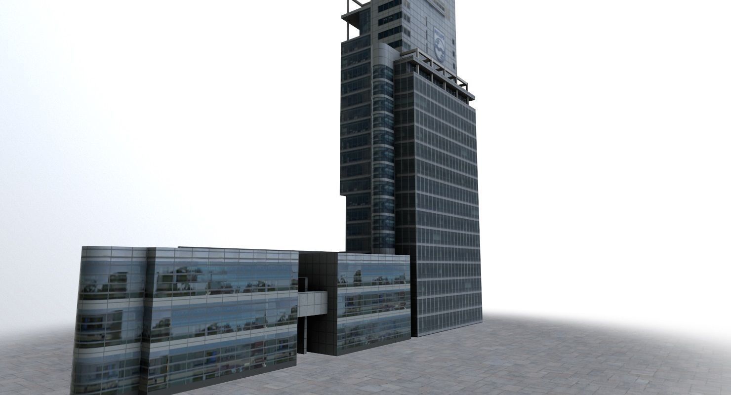 3D model Amsterdam Philips building VR / AR / low-poly | CGTrader