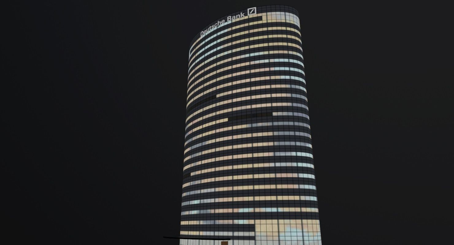 3D model Amsterdam Oval Tower VR / AR / low-poly | CGTrader