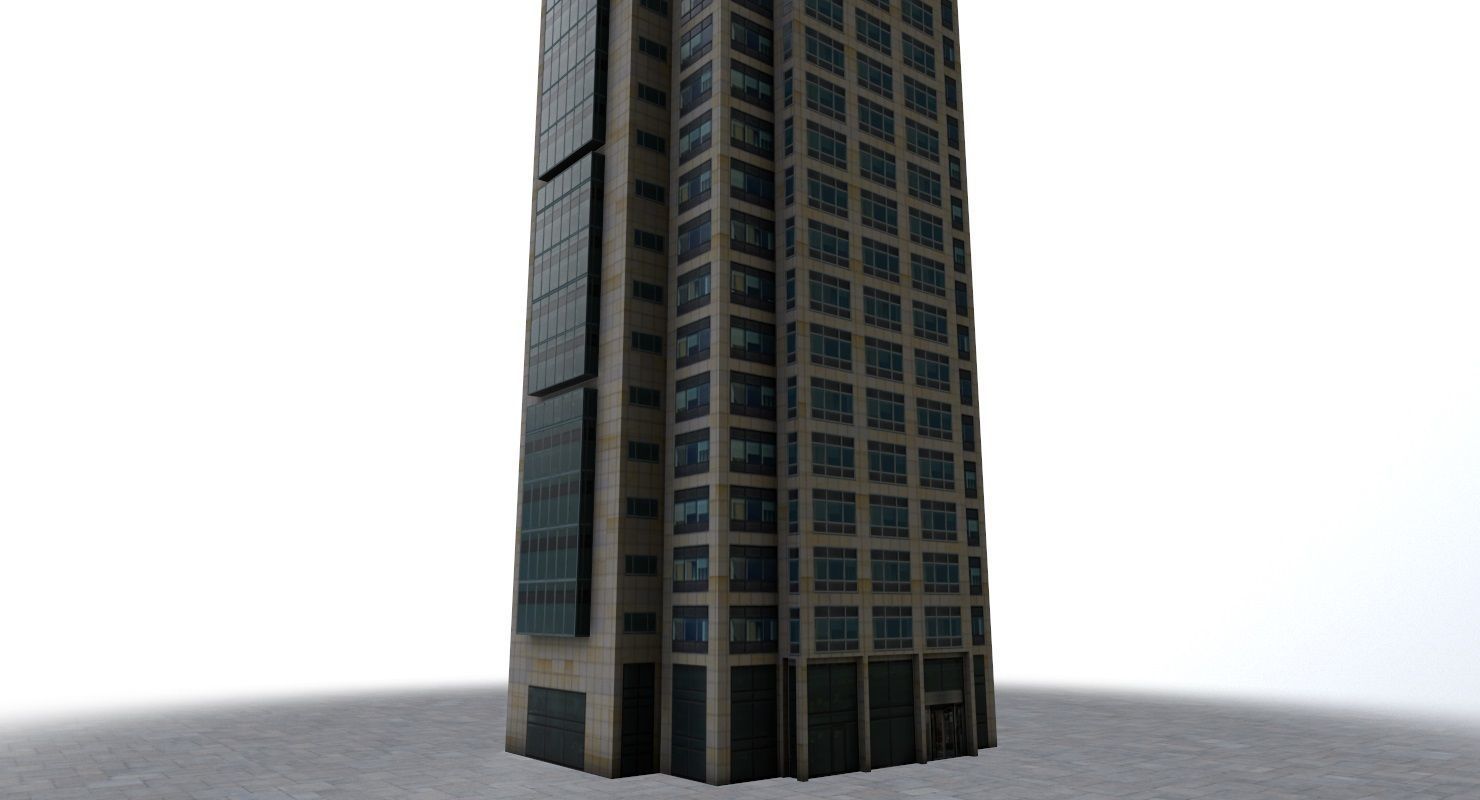 3D model Amsterdam Mondriaan Tower VR / AR / low-poly | CGTrader