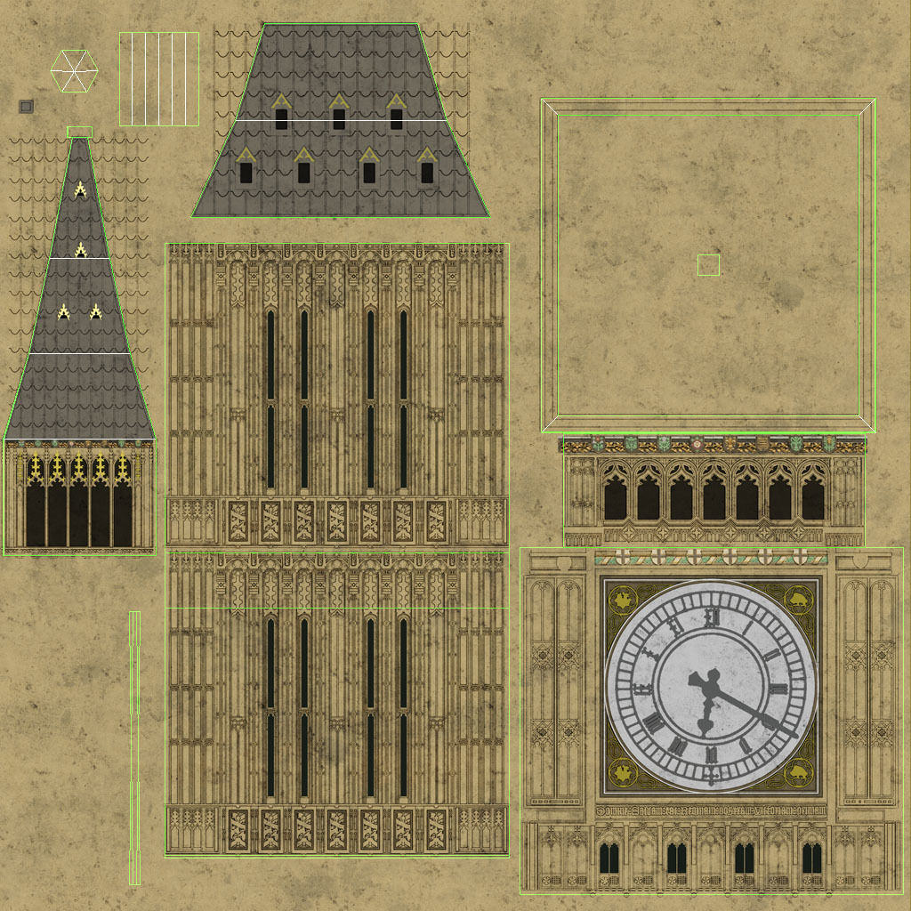 3D model London Big Ben VR / AR / low-poly | CGTrader