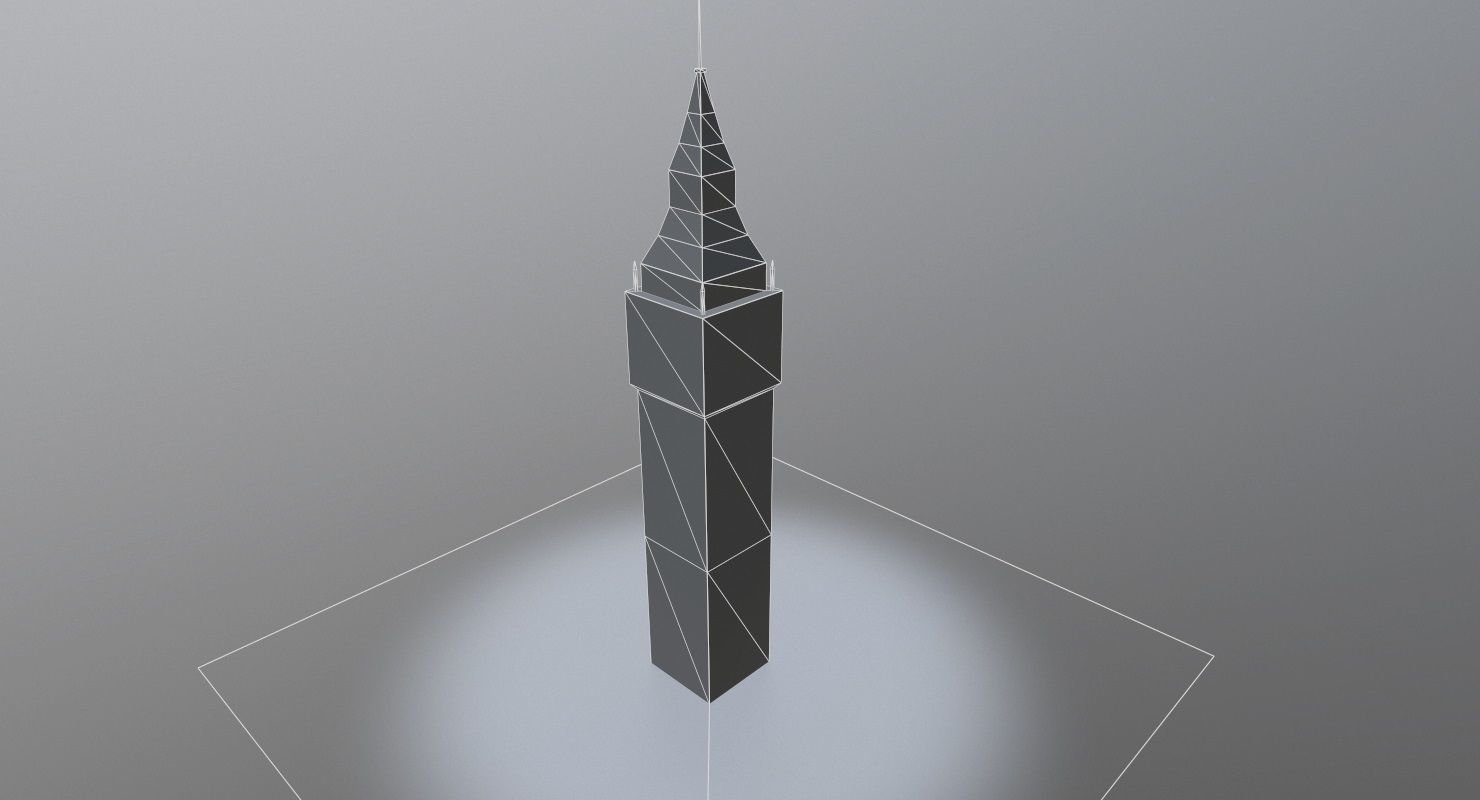 3D model London Big Ben VR / AR / low-poly | CGTrader