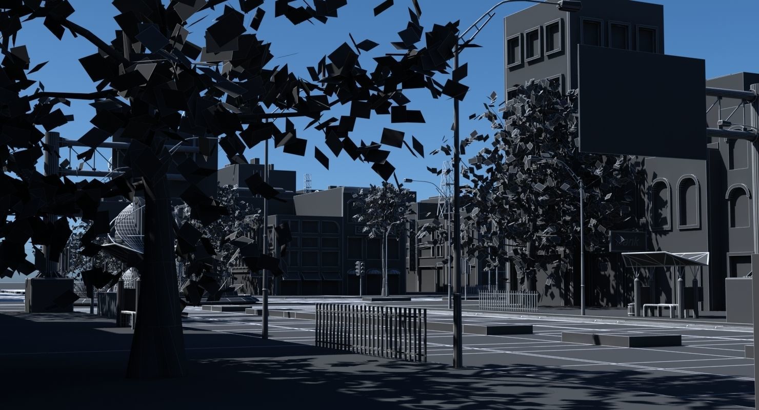 3D City Street 3D model | CGTrader
