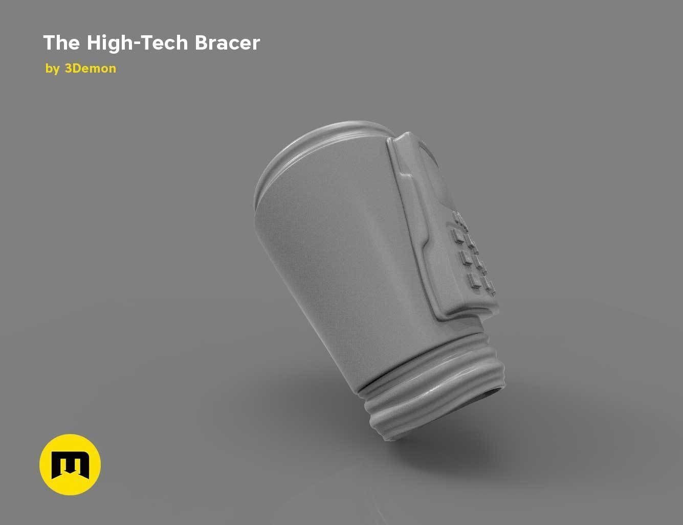 The High-Tech Bracer 3D model | CGTrader