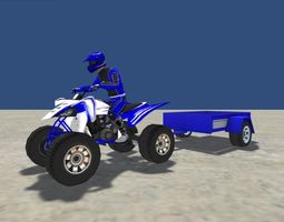 Animated Quad bike 3D Models | CGTrader