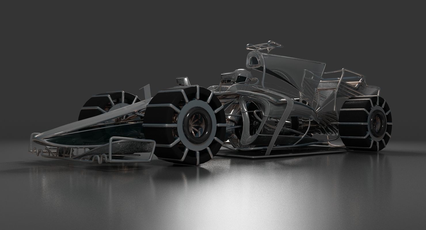 Formula 1 Car Concept 3D model | CGTrader
