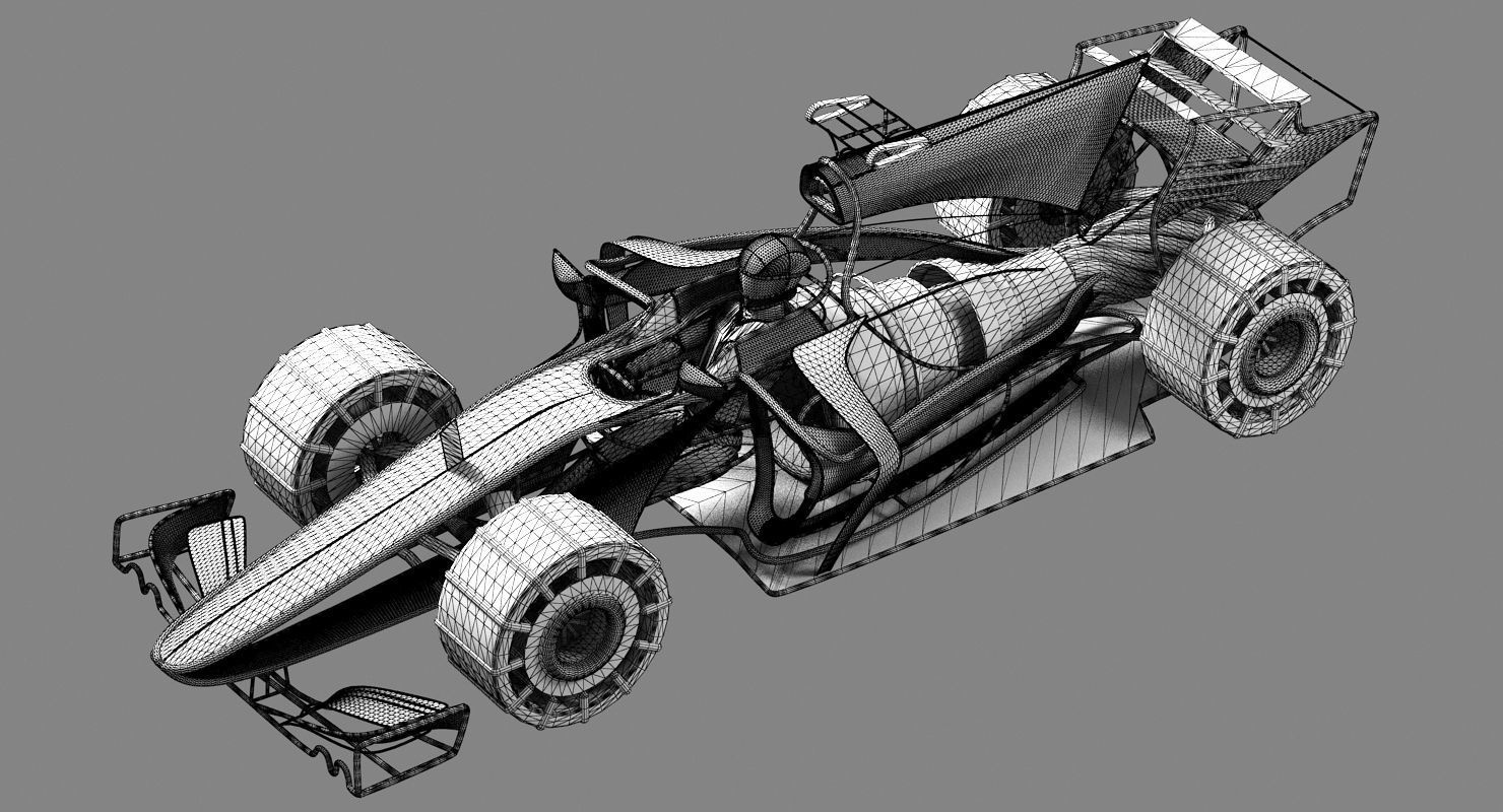 Formula 1 Car Concept 3D model | CGTrader