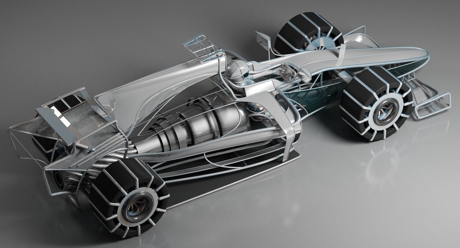 Formula 1 Car Concept 3D model | CGTrader