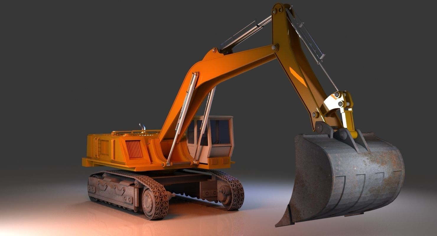 HD Digger 3D model | CGTrader